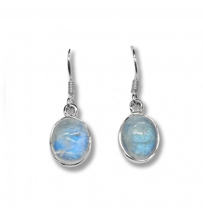 Fossils For Sale | Fossils-UK.com | Sterling Silver Moonstone Drop Earrings